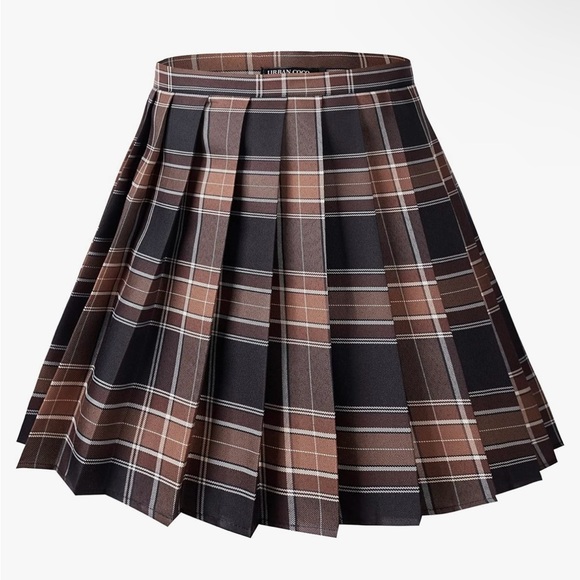 Urban Coco | Skirts | Urban Coco Womens Uniforms Plaid Pleated Mini ...